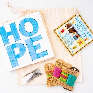 Hemp String Art Kit, Wooden Wall Decor, 5 Templates, Craft Supply - Etsy