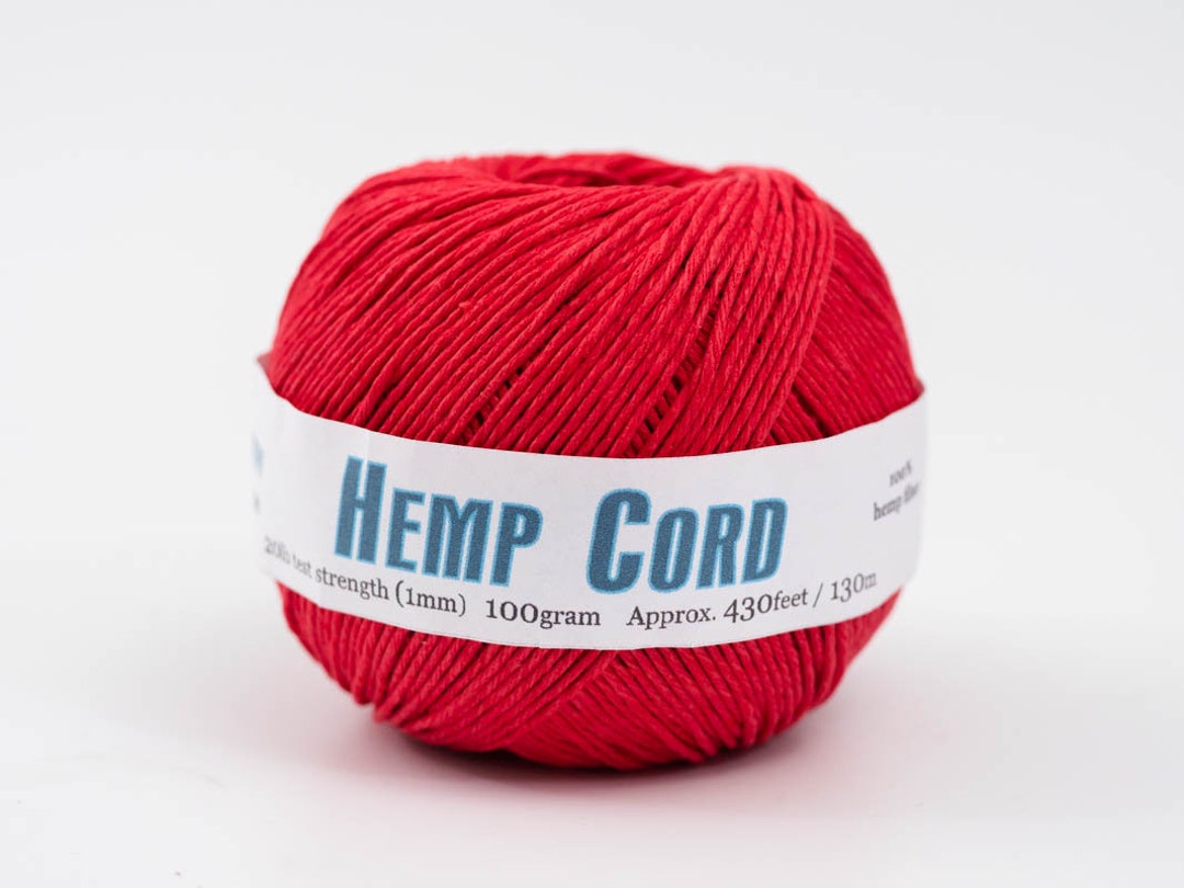 Red Macrame Cord 1mm 430 Feet Ball - Etsy