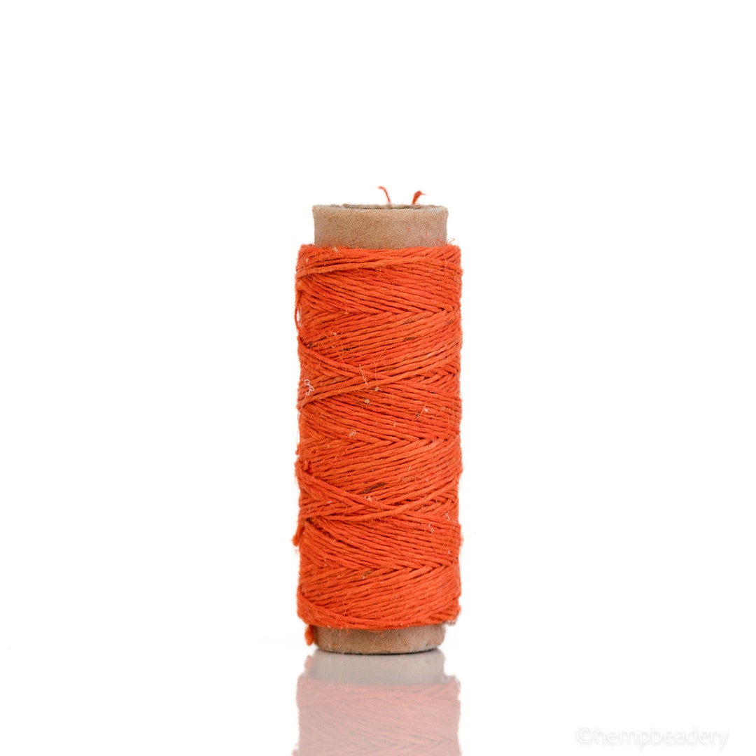 Orange Hemp Thread 0.2mm Eco Friendly Sewing Supply - Etsy