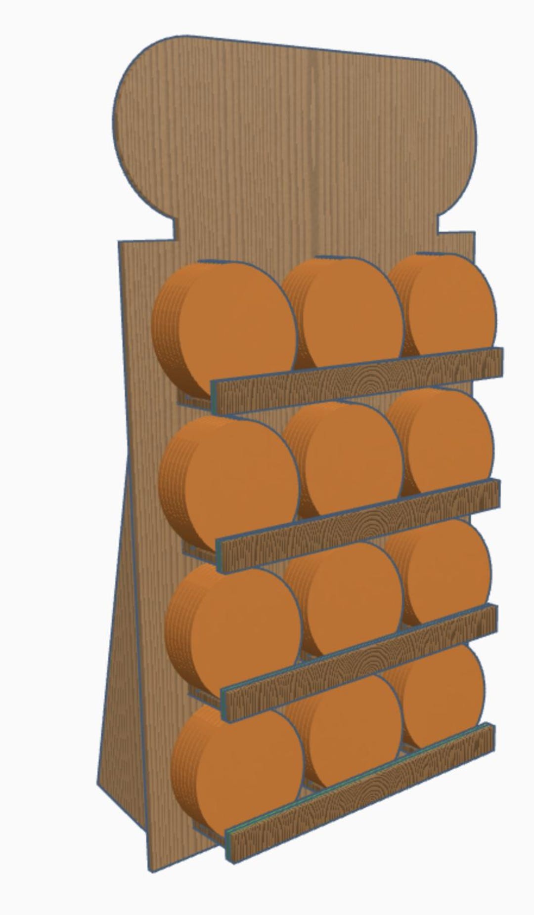 Display, Sales Display, Rack, Card Rack, SVG DXF LBRN Ai, 2.6mm ...