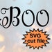 Boo Script Cricut SVG Digital Cut File Cursive Boo Svg for - Etsy