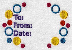Quilt Label Embroidery Design, ITH Embroidery Design, Instant Download ...