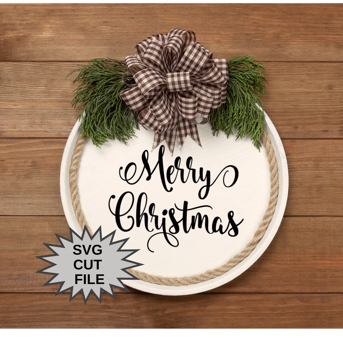 Merry Christmas Script SVG for Cricut. Merry Christmas Cursive | Etsy
