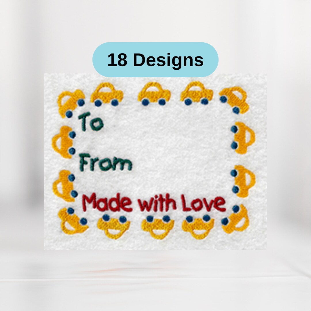 Quilt Label Embroidery Design, ITH Embroidery Design, Instant Download ...