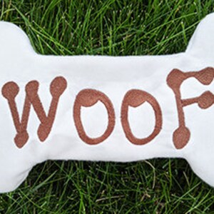 Dog Toy in the Hoop Embroidery Designs, Bone Toy ITH Embroidery Design ...