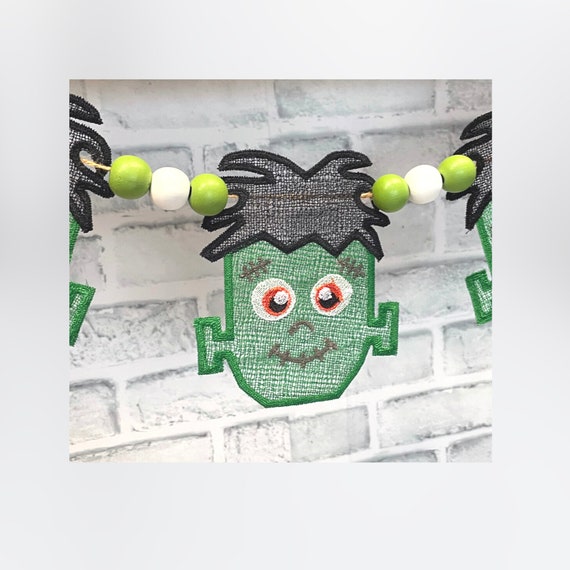 Monster Free Standing Lace Garland Embroidery Design for - Etsy