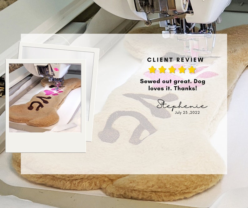 In the Hoop Dog Bone Toy in the Hoop Dog Plush ITH Dog Toy - Etsy