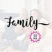 Family SVG for Cricut, Cursive Family Cutting File, Cottagecore Svg ...