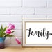Family SVG for Cricut, Cursive Family Cutting File, Cottagecore Svg ...