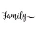 Family SVG for Cricut, Cursive Family Cutting File, Cottagecore Svg ...
