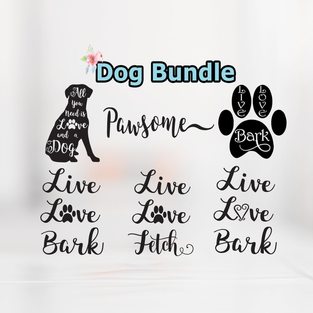 Dog SVG Bundle, Diy Dog Mamma Gift, Diy Dog Dad Gift, Pet Gifts, Dog ...