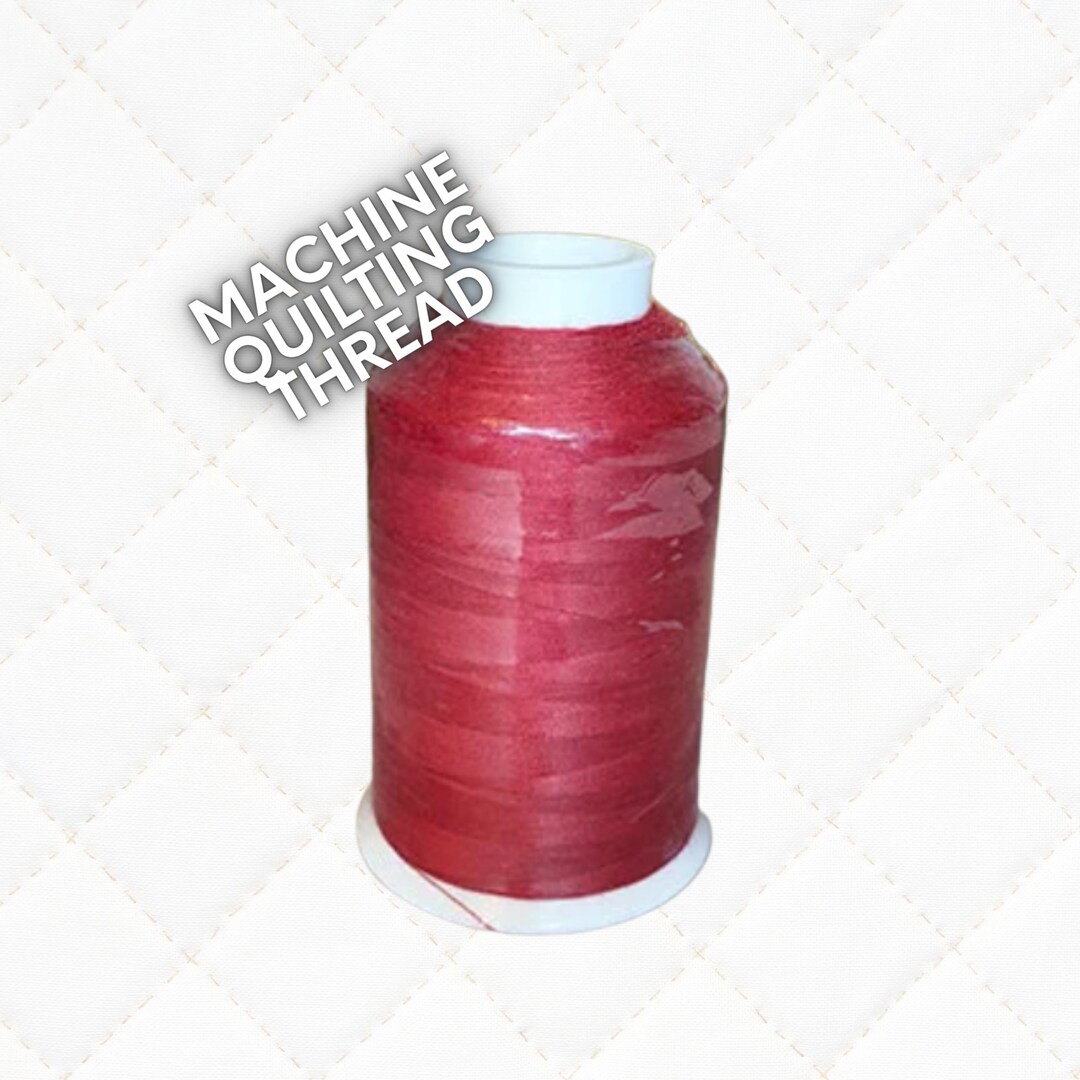Red Machine Quilting Thread. YLI 3000 Yard Thread Cone of 40 Wt Thread ...