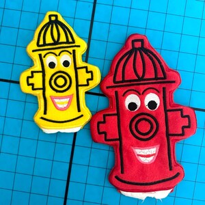 Fire Hydrant Stuffy Embroidery Design, 3 Sizes ITH Embroidery Dog Toy ...