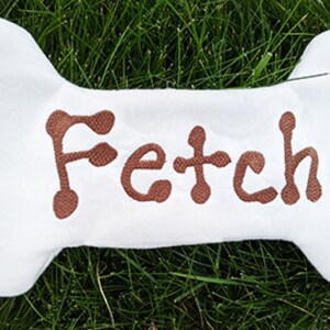 Dog Toy in the Hoop Embroidery Designs, Bone Toy ITH Embroidery Design ...