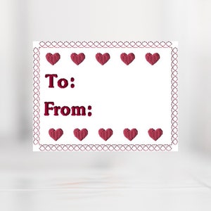 Quilt Label Embroidery Pattern ITH Embroidery Design Custom | Etsy