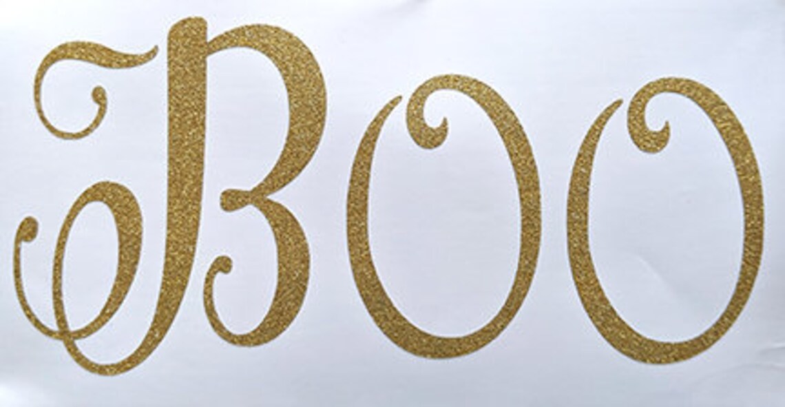 Boo Script Cricut SVG Digital Cut File Cursive Boo Svg for - Etsy