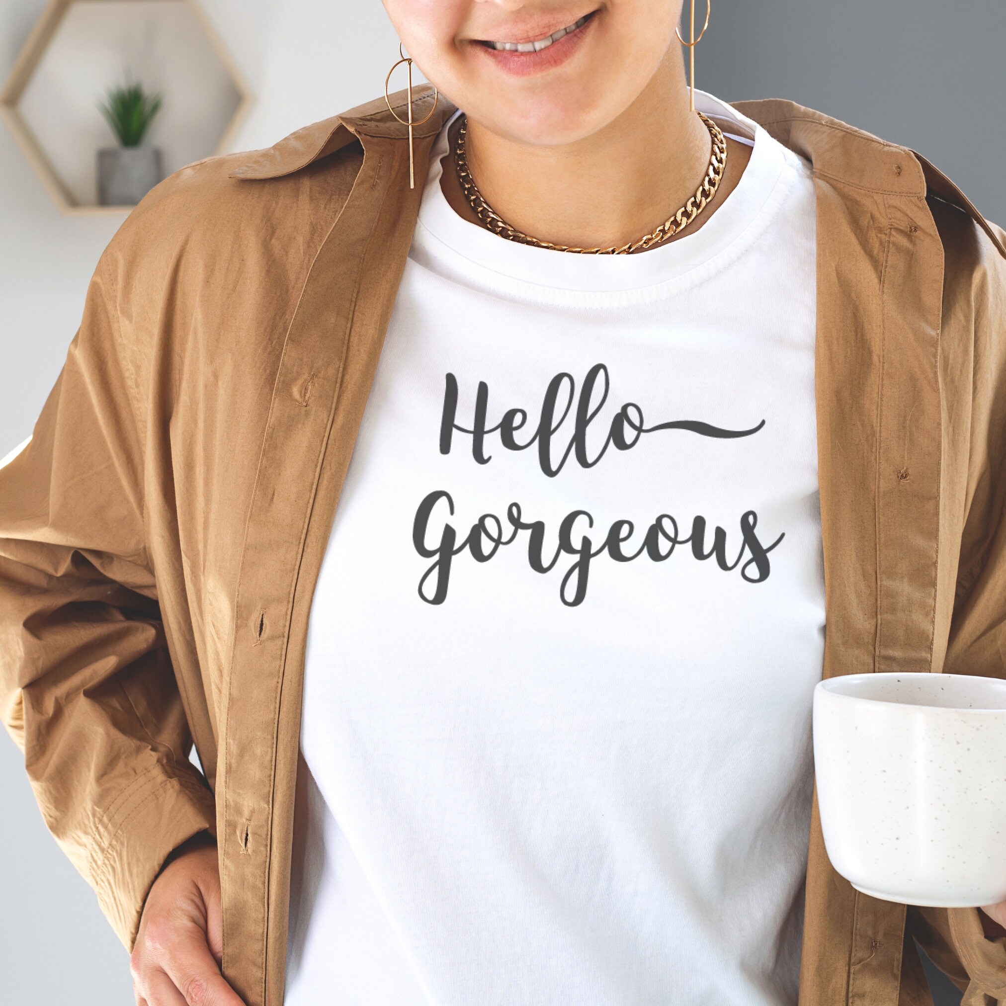 Hello Gorgeous Svg Hello Gorgeous Cursive SVG Cut File Diy - Etsy