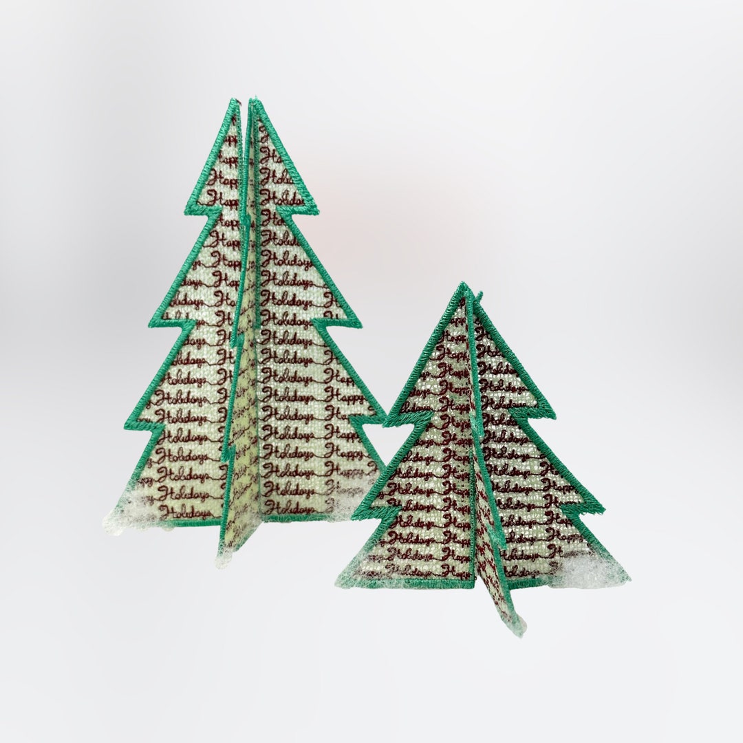 In the Hoop Tree Project for Holidays, Holiday Village Props, 3D ...