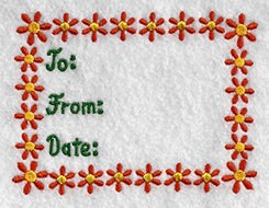 Quilt Label Embroidery Design, ITH Embroidery Design, Instant Download ...