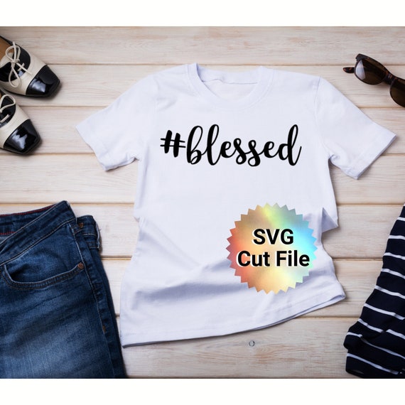 Blessed Svg Cut File Blessed Script Svg for Cricut Cursive | Etsy UK