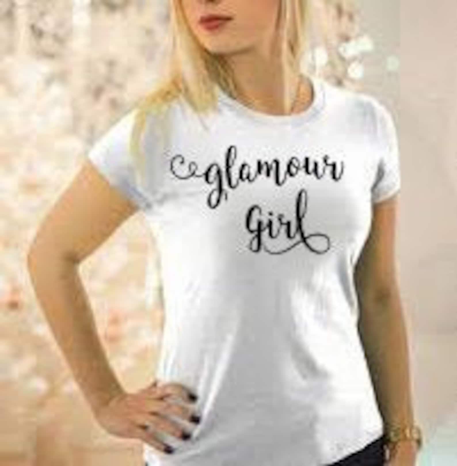 Glamour Girl Svg for Cricut Glamour Girl Cursive Svg Glamour - Etsy