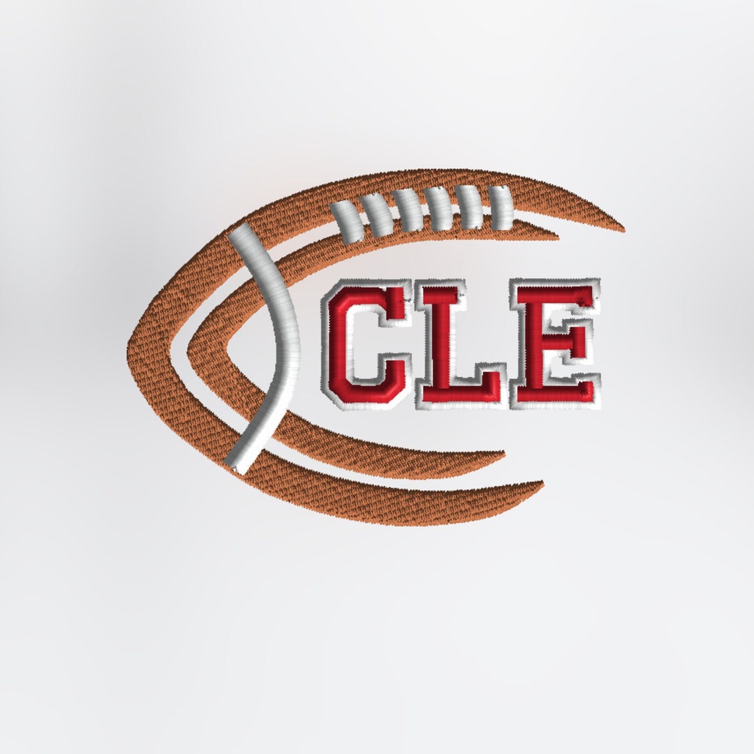 Cleveland Football Embroidery Design, Ohio Sports Embroidery File, Diy ...