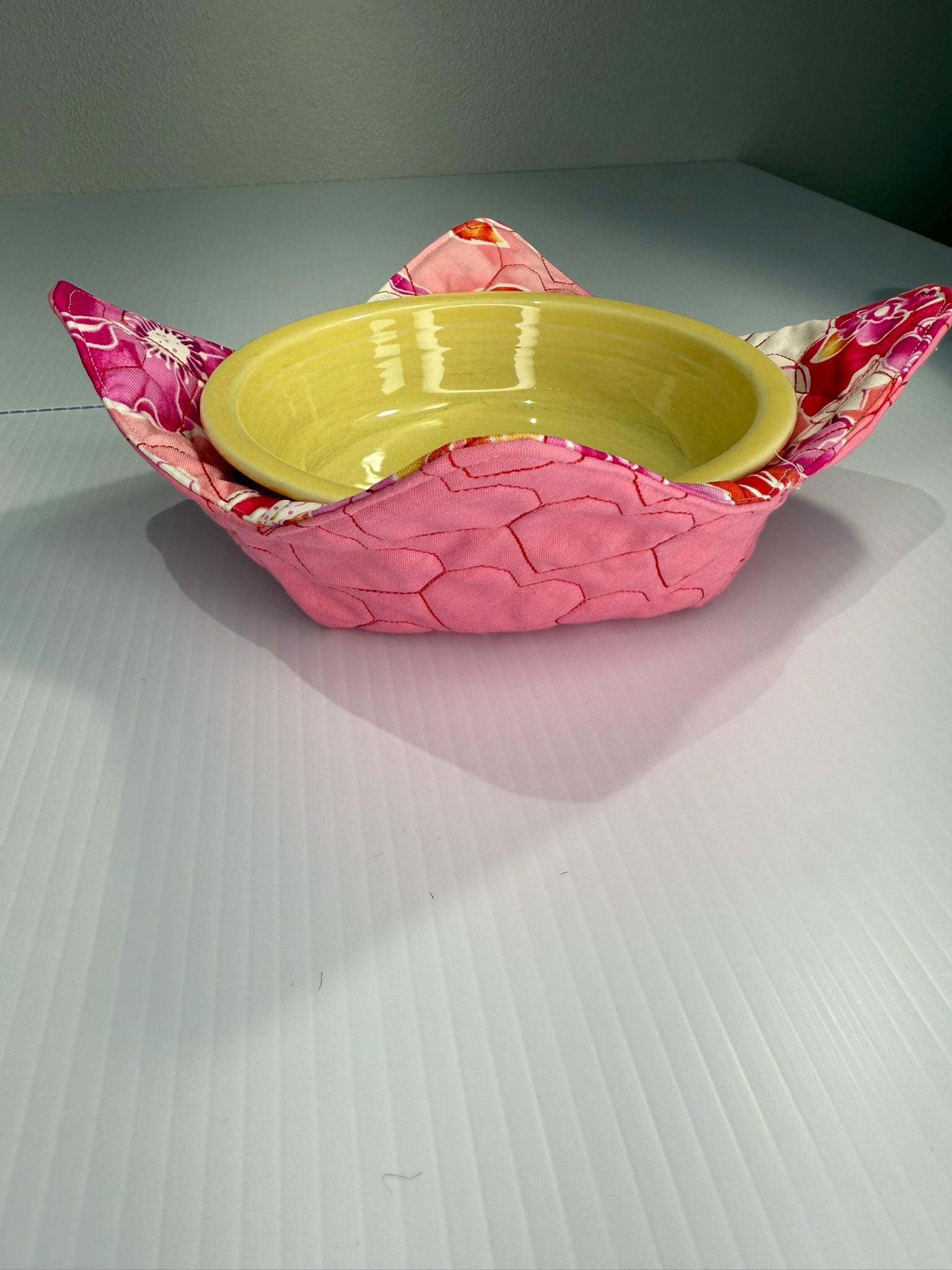 Bowl Cozy Machine Embroidery Design – in the Hoop Project With Quilted ...