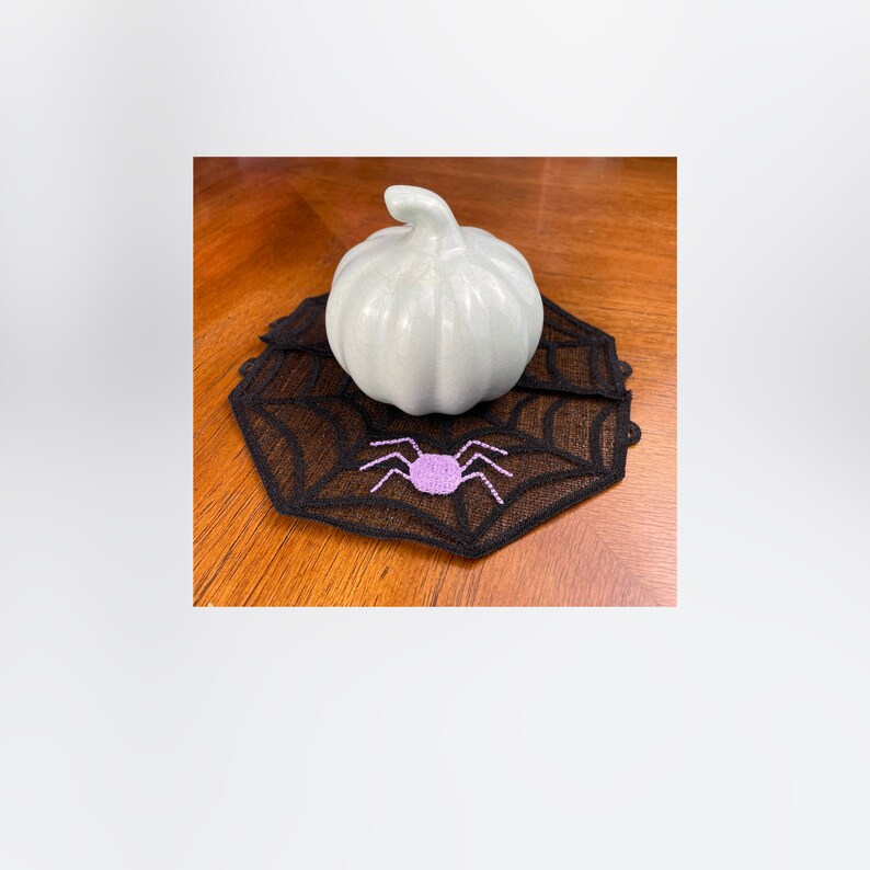 Free Standing Lace Spider Web Embroidery Design for Halloween, FSL Fall ...