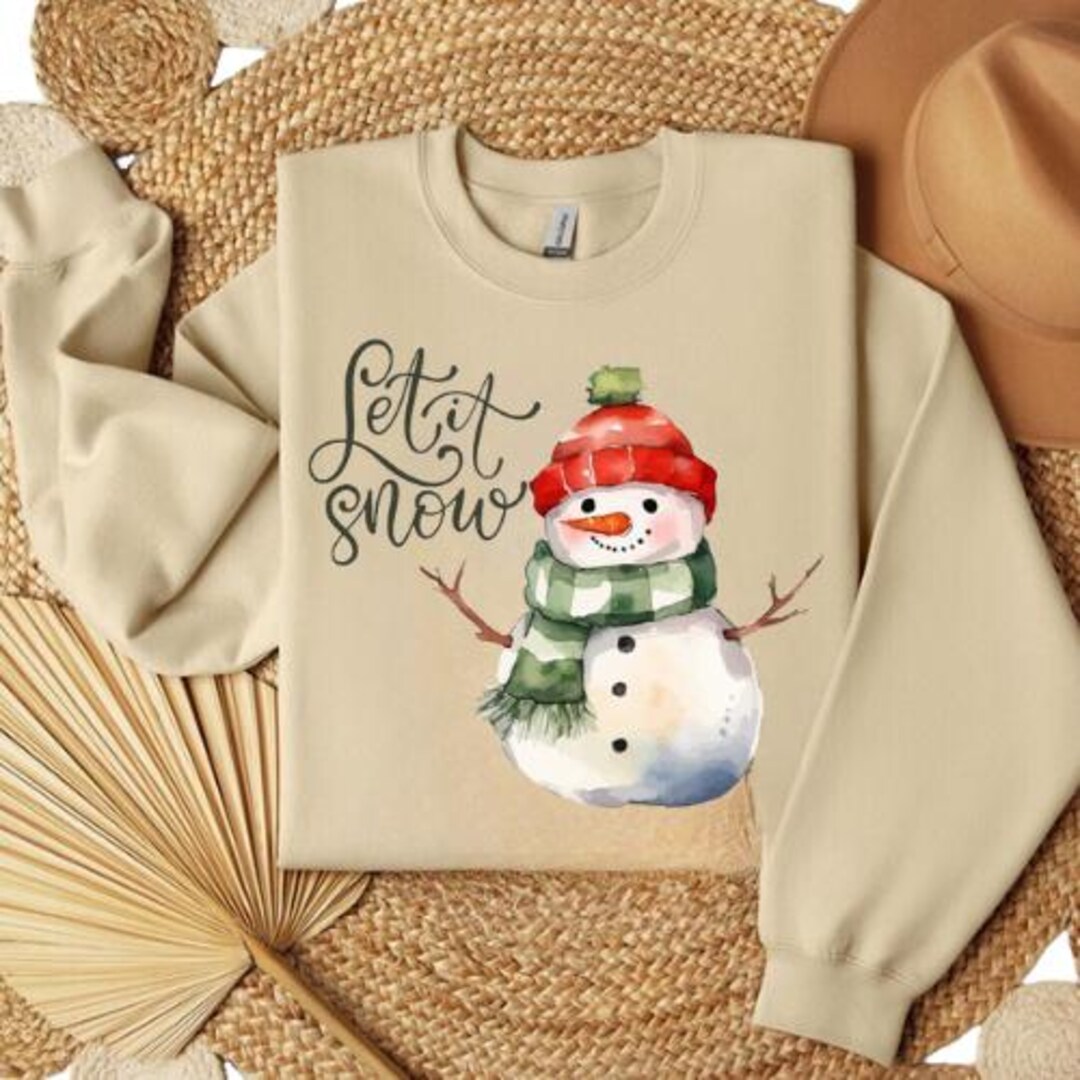 Let It Snow SVG, Snowman Png, Christmas Gift,retro Snowman,snowflake ...