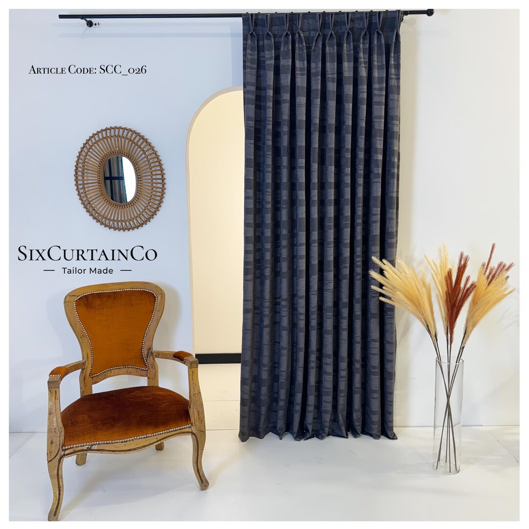 Luxurious Recycle PES Natural Curtains: Grommet, French Pleat, Back Tab ...
