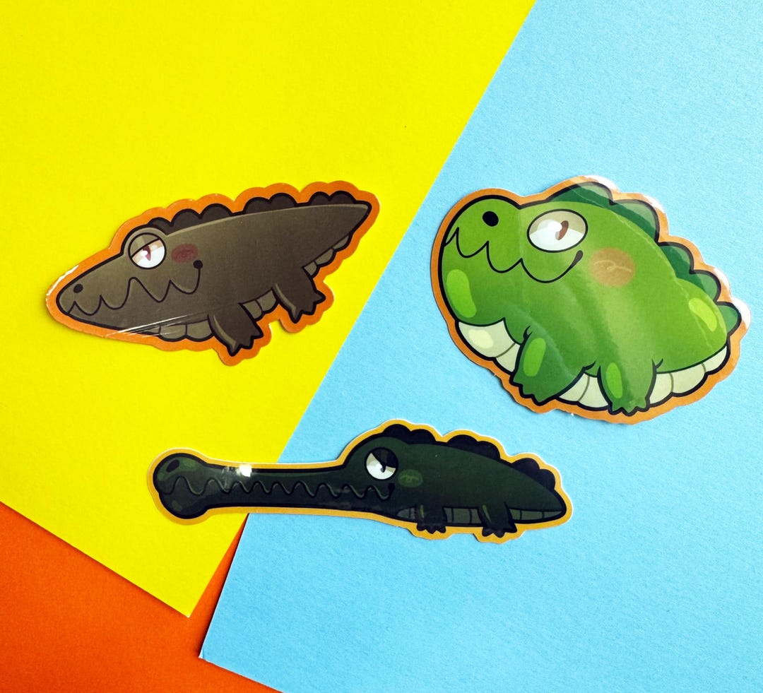 Welcome to the Croc Club! Crocodile Gharial Alligator Waterproof Vinyl ...