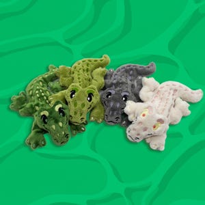 Alligator Beanie Plush - Hand Made Swamp Buddies Weighted Sensory ...