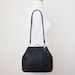 Leather Kiss Lock Frame Purse, Kiss Lock Crossbody Handbag, Retro Style ...