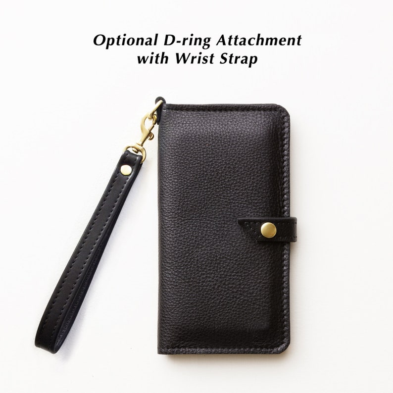 Personalized Leather iPhone Wallet Monogrammed Cell Phone | Etsy