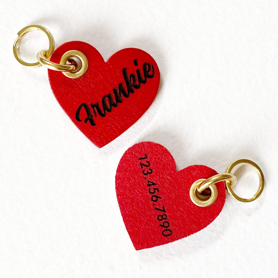 Personalized Dog or Cat ID Tag for Collar, Small, Medium and Large ...