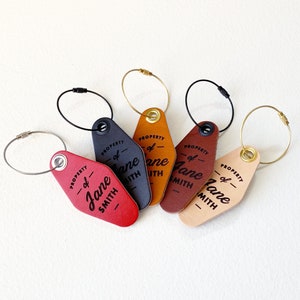 Personalized Leather Luggage Tag, Laser Engraved Backpack Identifier ...