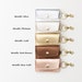 Metallic Leather Keychain Credit Card and ID Wallet Business - Etsy