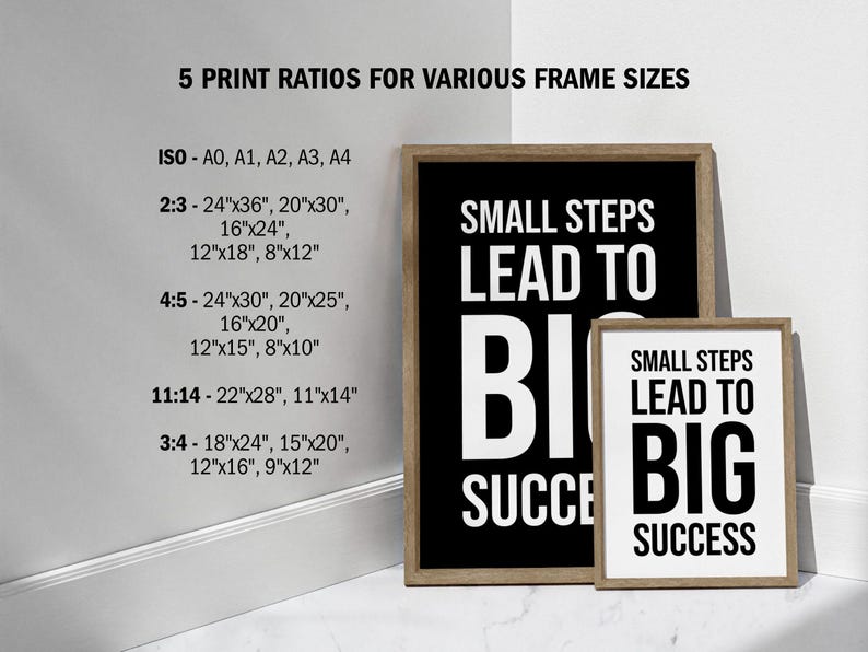 Motivational Printable Poster for Students - Study Inspiration Wall Art ...