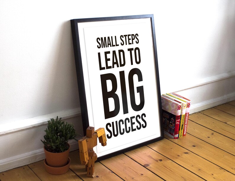 Motivational Printable Poster for Students - Study Inspiration Wall Art ...