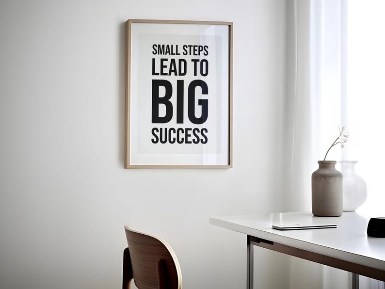 Motivational Printable Poster for Students - Study Inspiration Wall Art ...