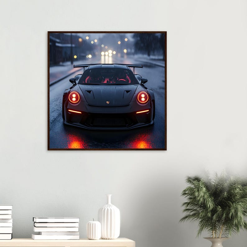 Porsche 911 GT3 RS Poster | Hyperrealistic Car Art | Motorsport Wall ...