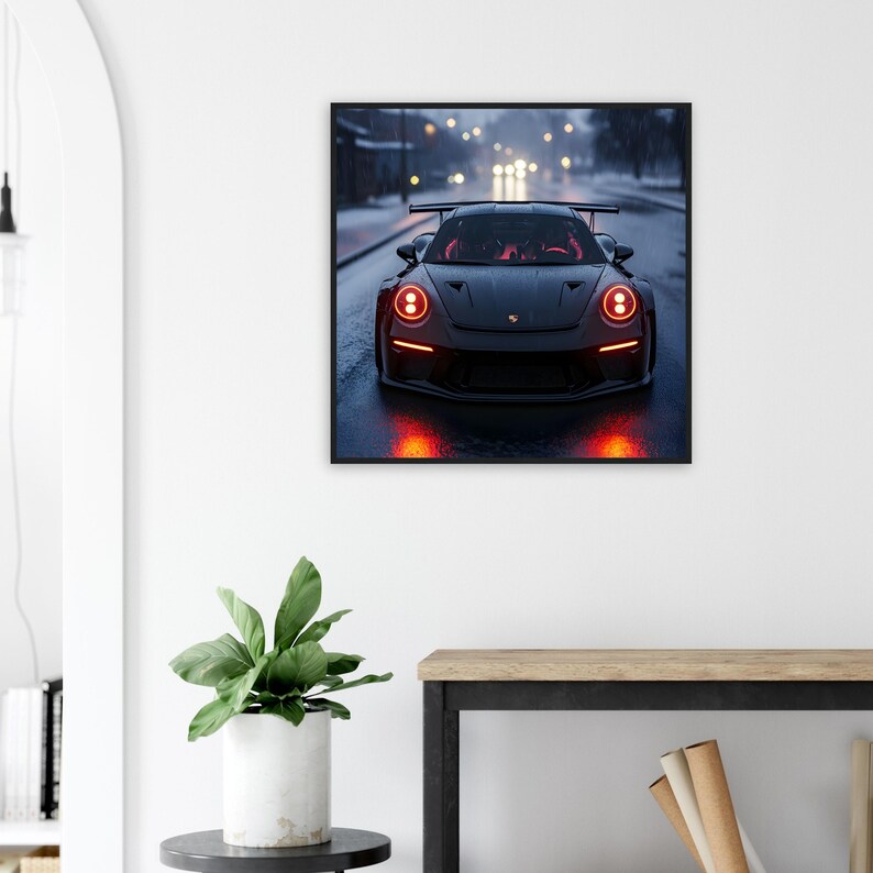 Porsche 911 GT3 RS Poster | Hyperrealistic Car Art | Motorsport Wall ...