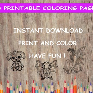 MAGICAL COLORING PAGES 33 Coloring Sheets for Kids Girls Coloring Book ...