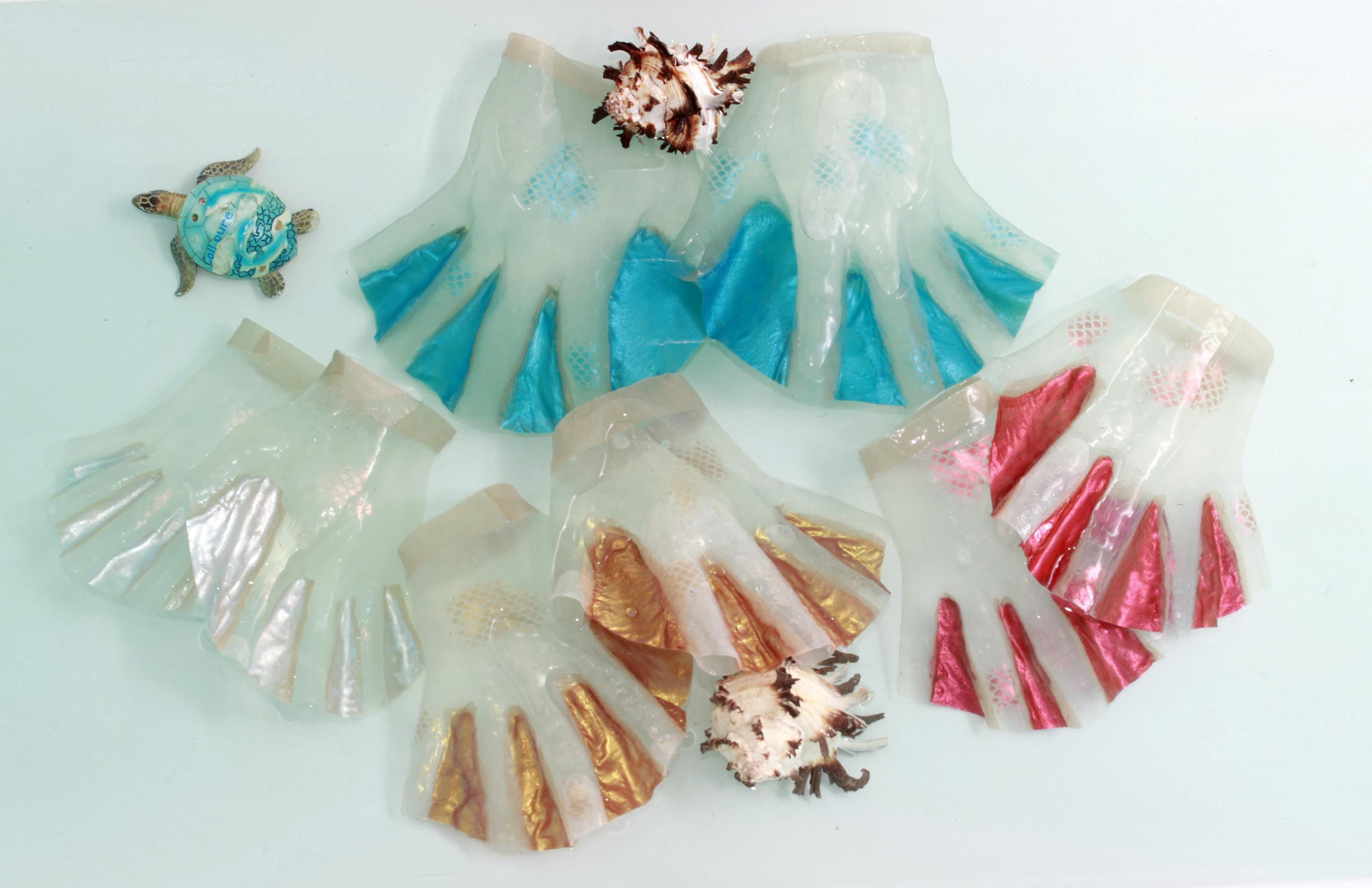 Webbed Gloves Mermaid Hands Silicone Custom - Etsy
