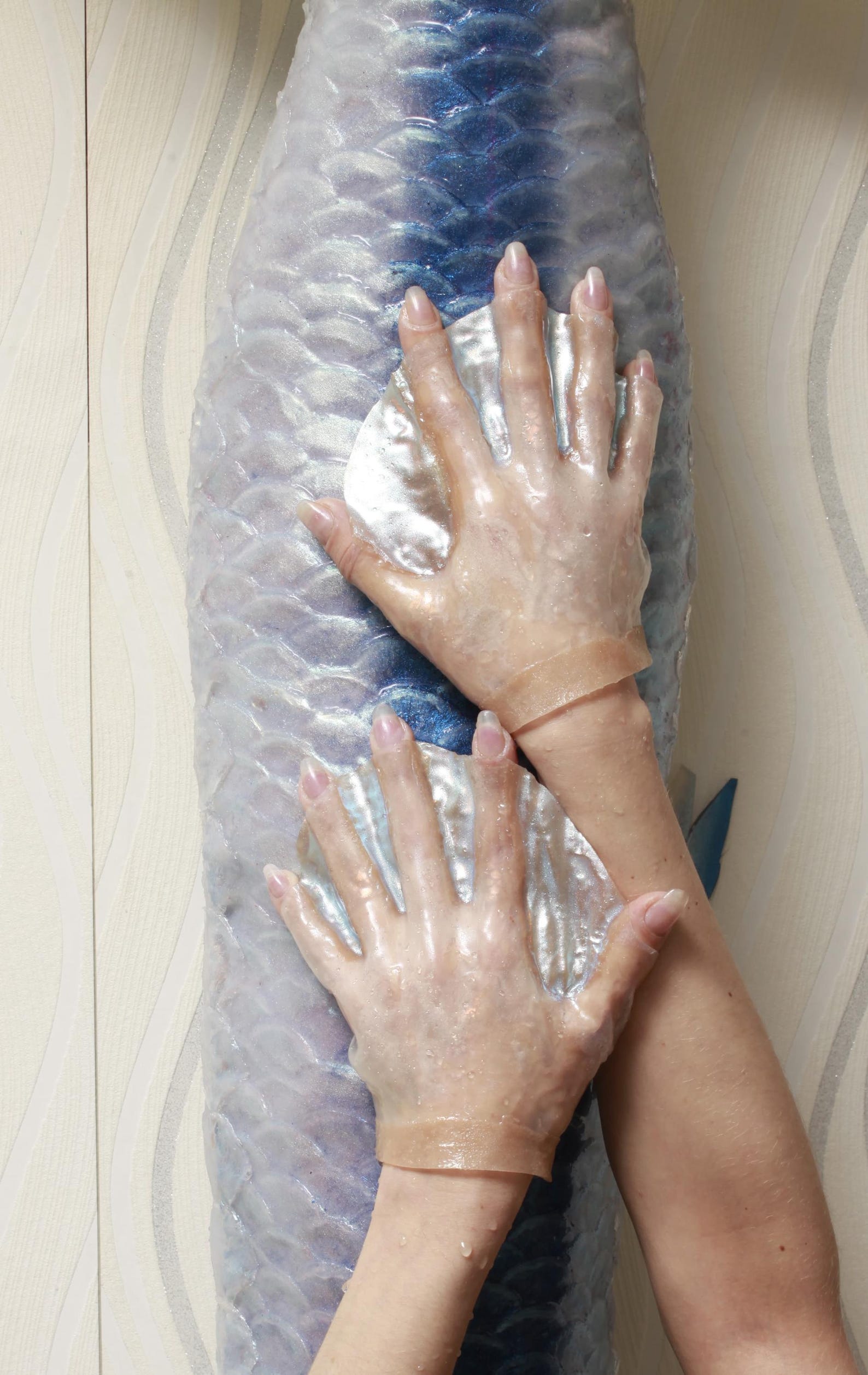 Webbed Gloves Mermaid Hands Silicone Custom - Etsy