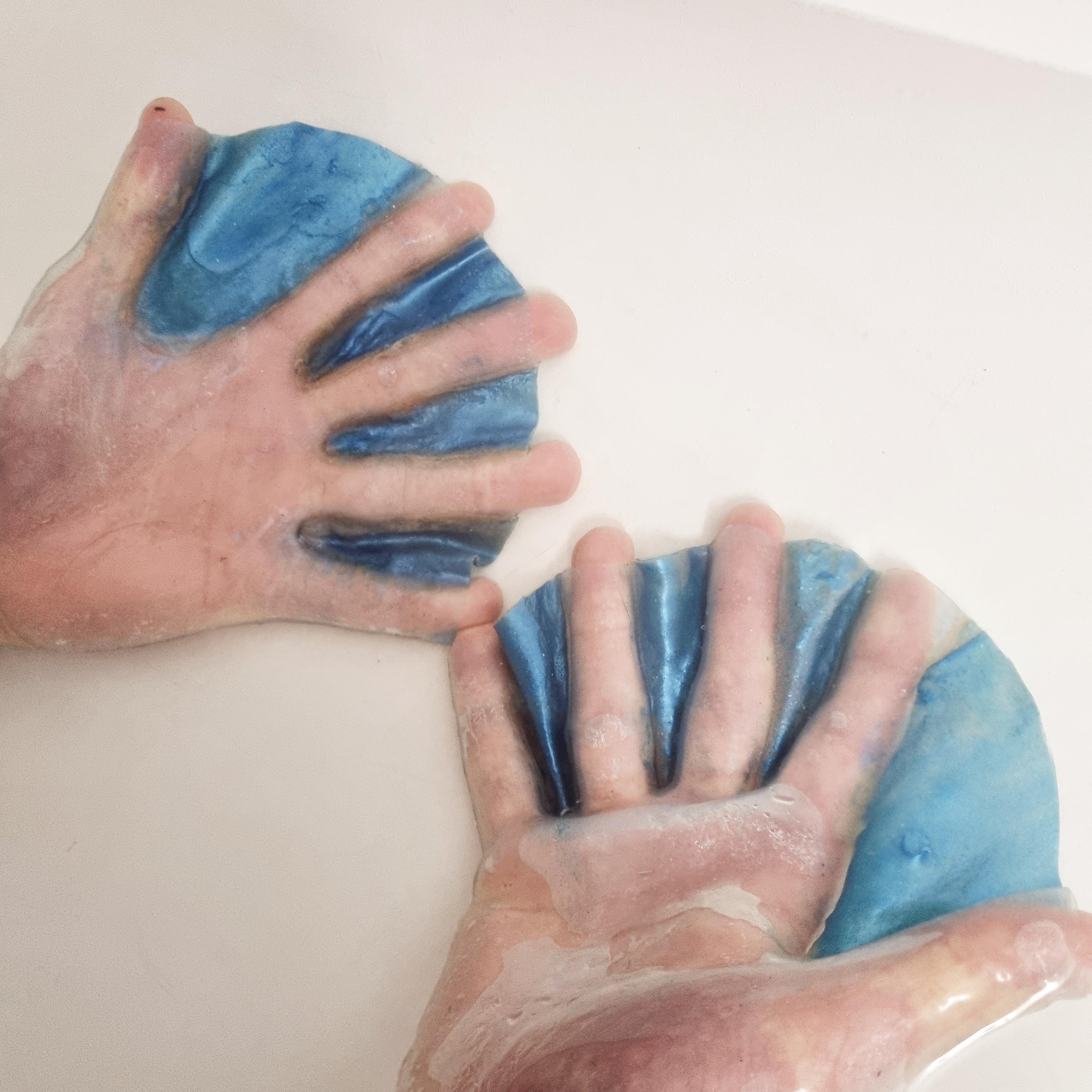 Webbed Gloves Mermaid Hands Silicone Custom - Etsy