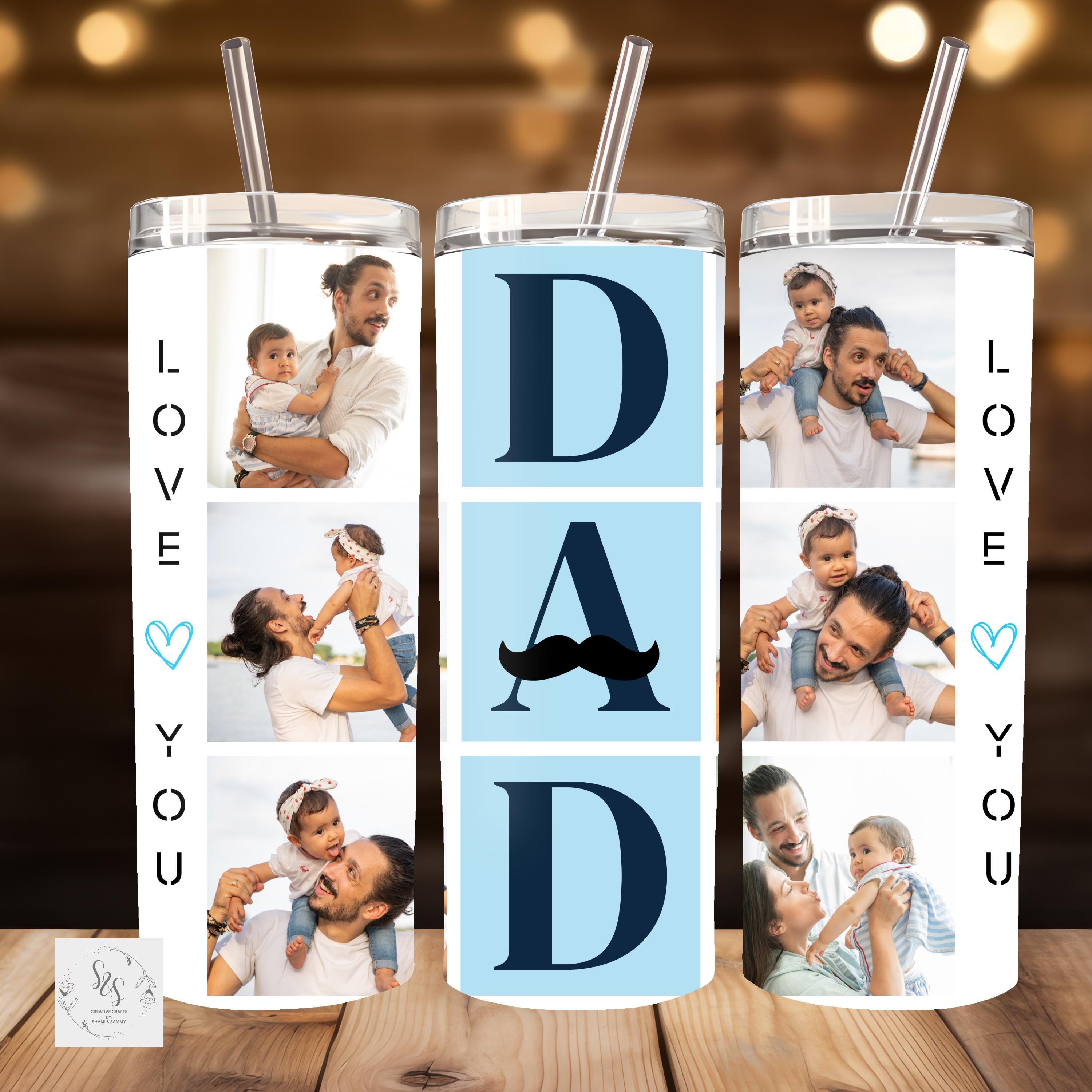 Dad Custom Photo Tumbler, Dad Gifts, Dad Personalized Gifts - Etsy