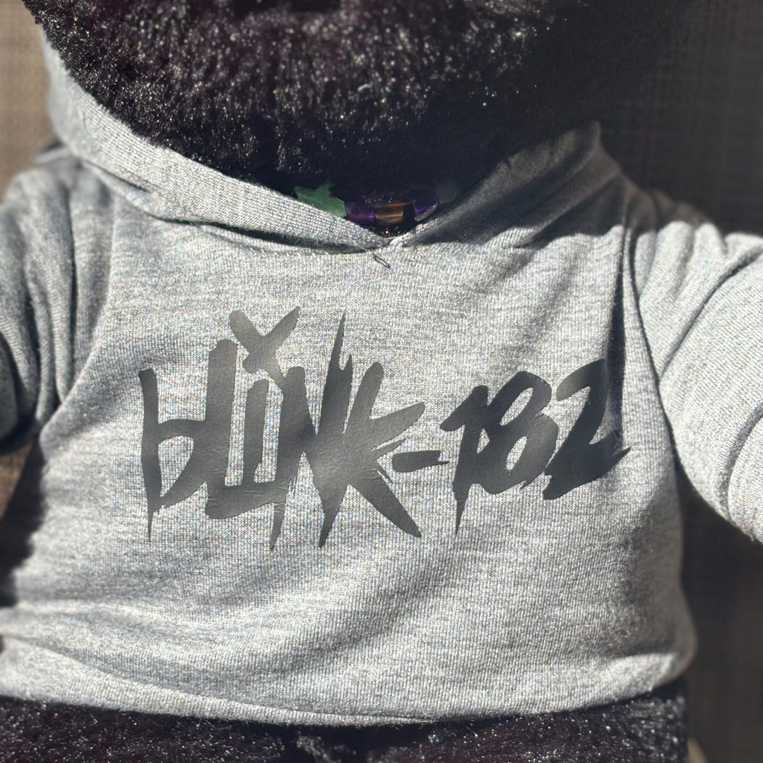 Custom Punk Blink Band Bear Shirt - Etsy
