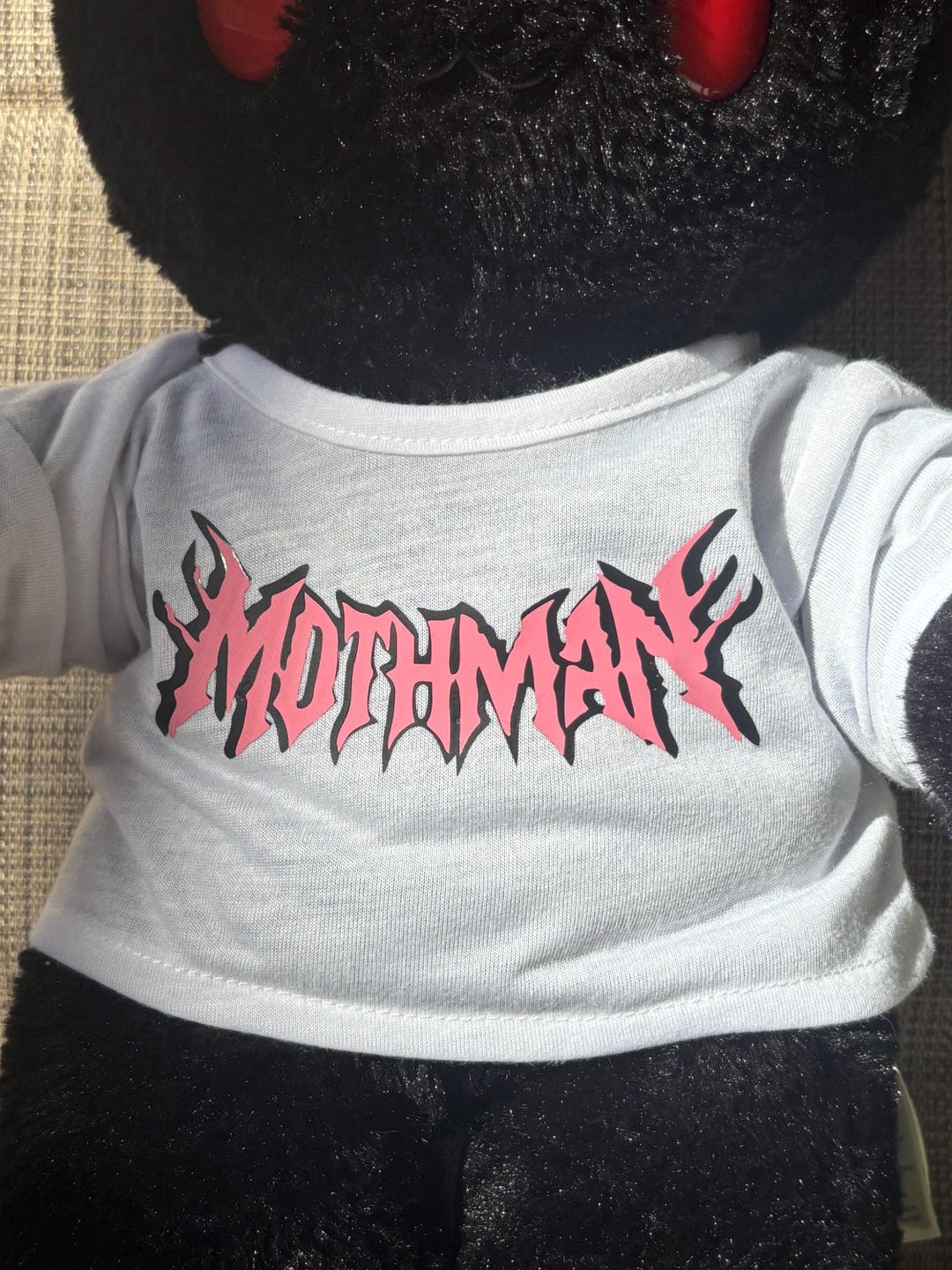Custom Mothman Deathcore Logo With Black and Pink Lettering for Bears ...