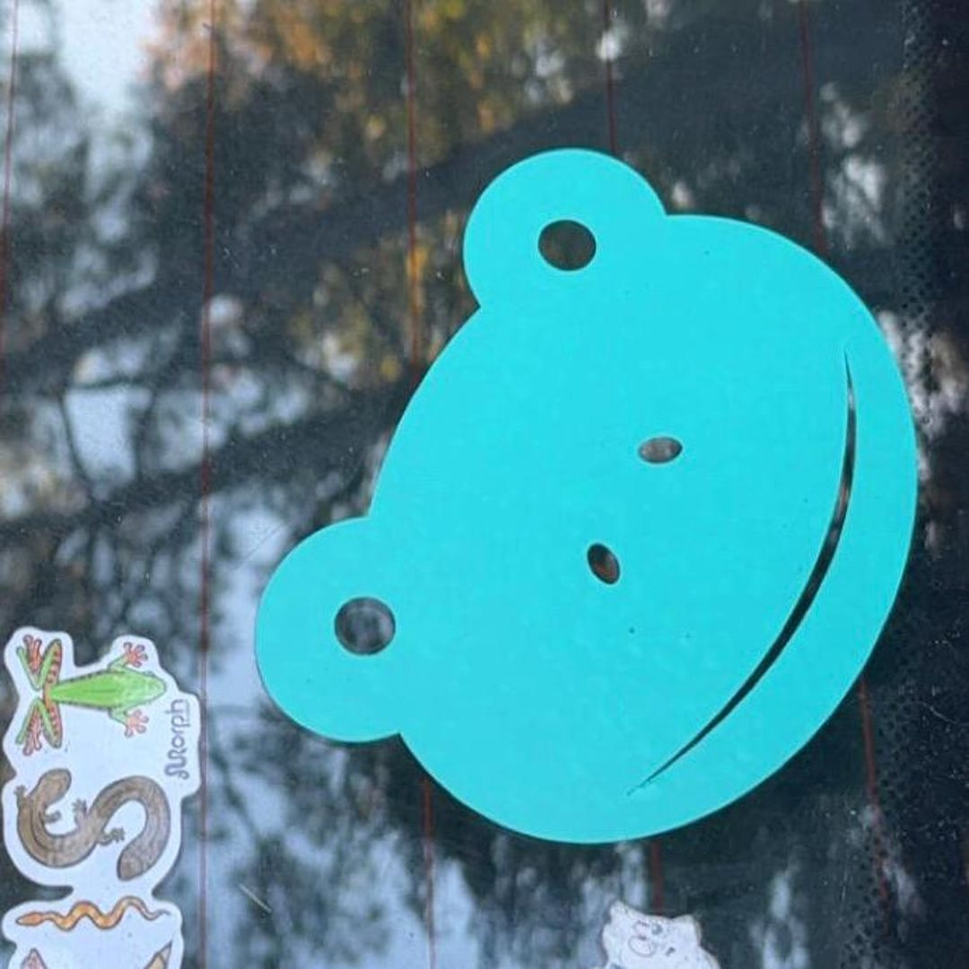 Frog Car Decal - Etsy